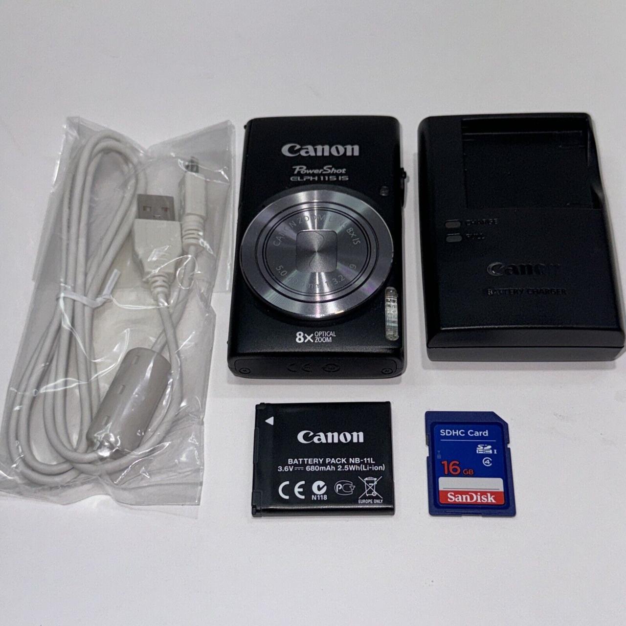 CANON PowerShot ELPH 115 IS Digital Camera... - Depop