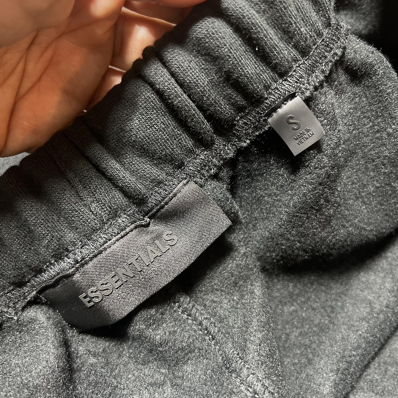 Fear of God Essentials Cream Drawstring Sweat shorts... - Depop