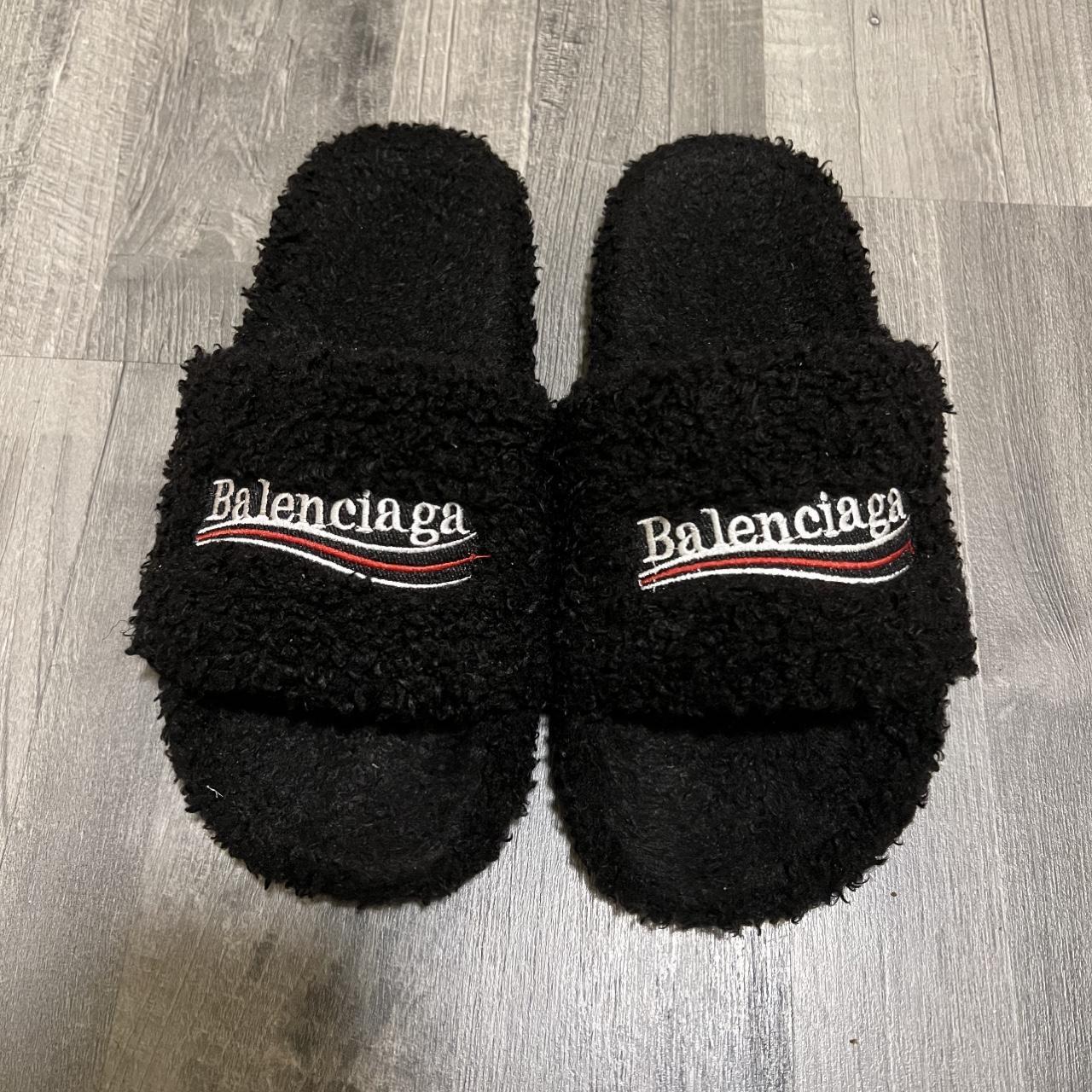 Balenciaga slides send offers dm if you have any... - Depop
