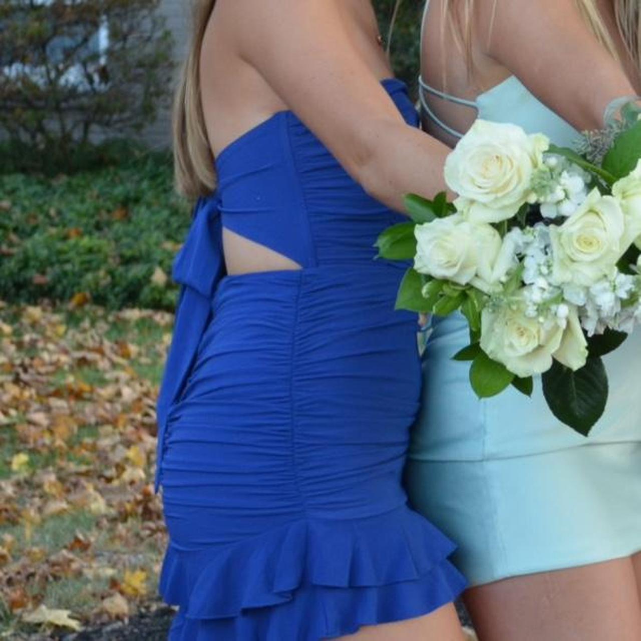 Blue hoco dress - Depop