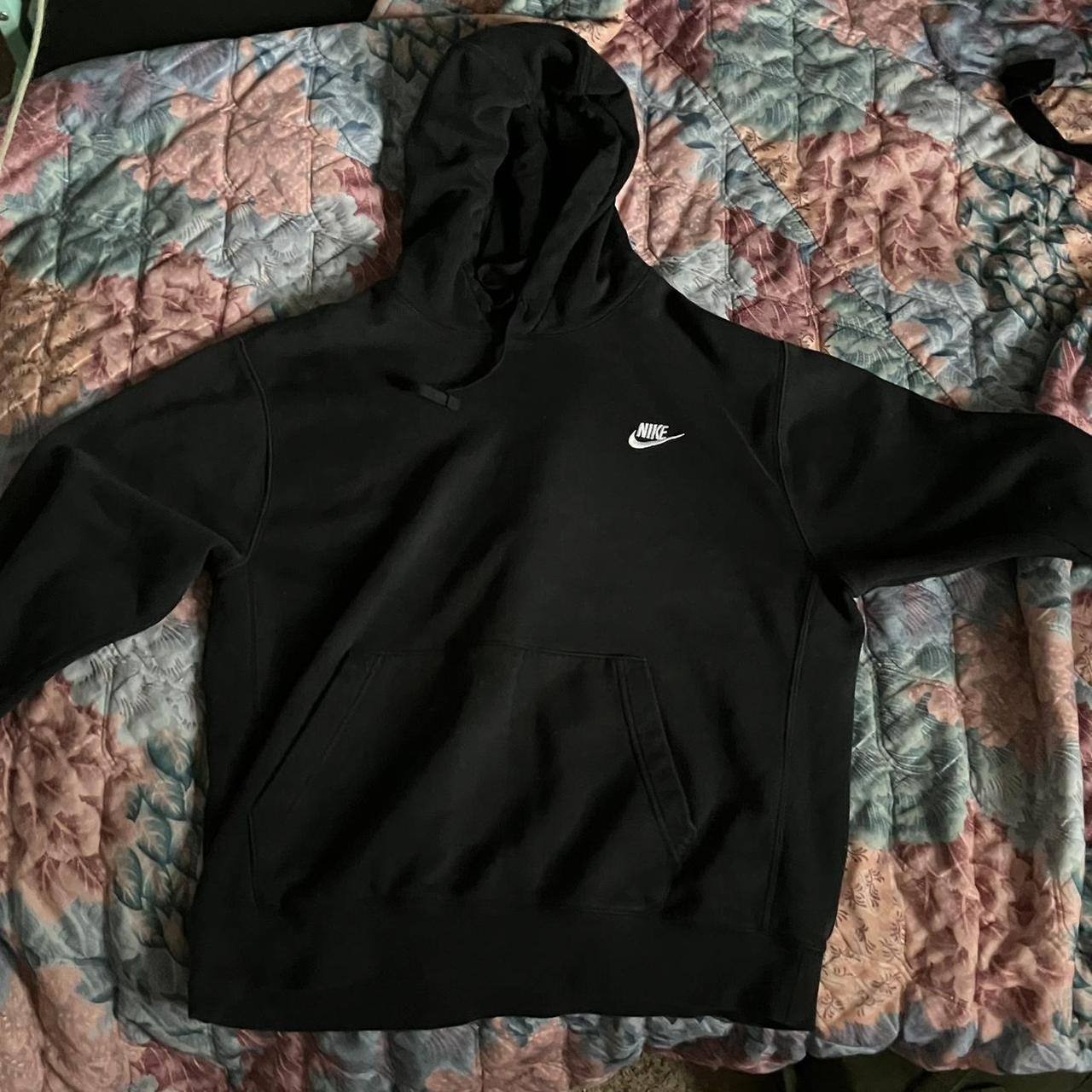 Black Nike hoodie only been worn once #hoodies #nike... - Depop