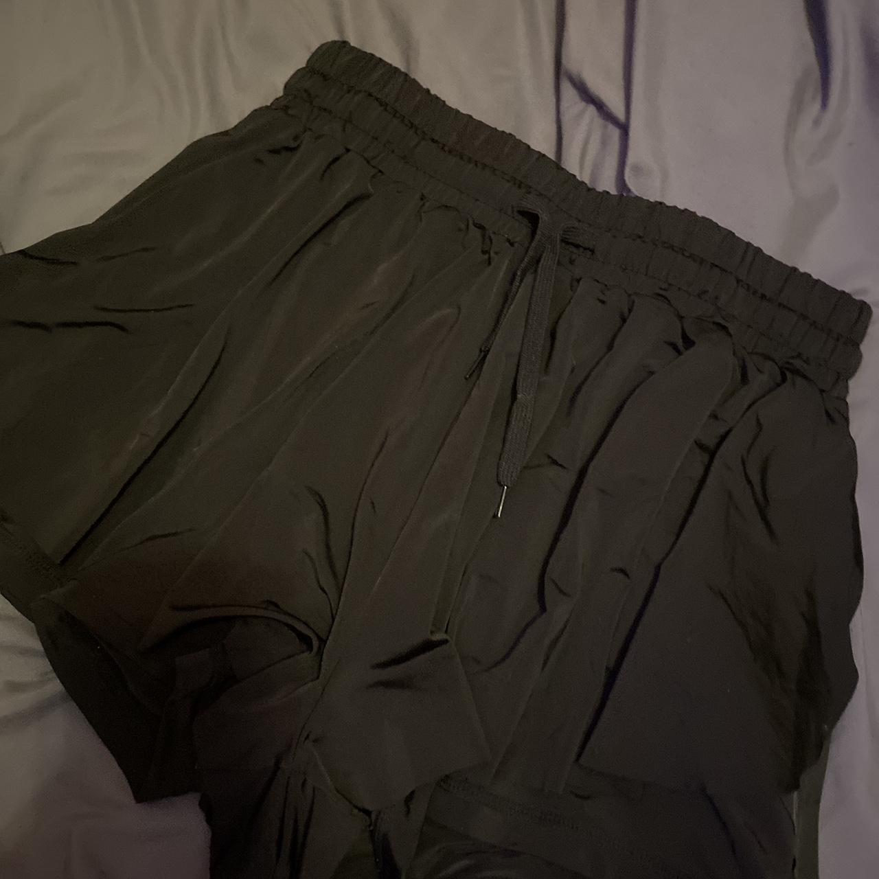 Very cute black flowy shorts from Shein! PLEASE DM... - Depop