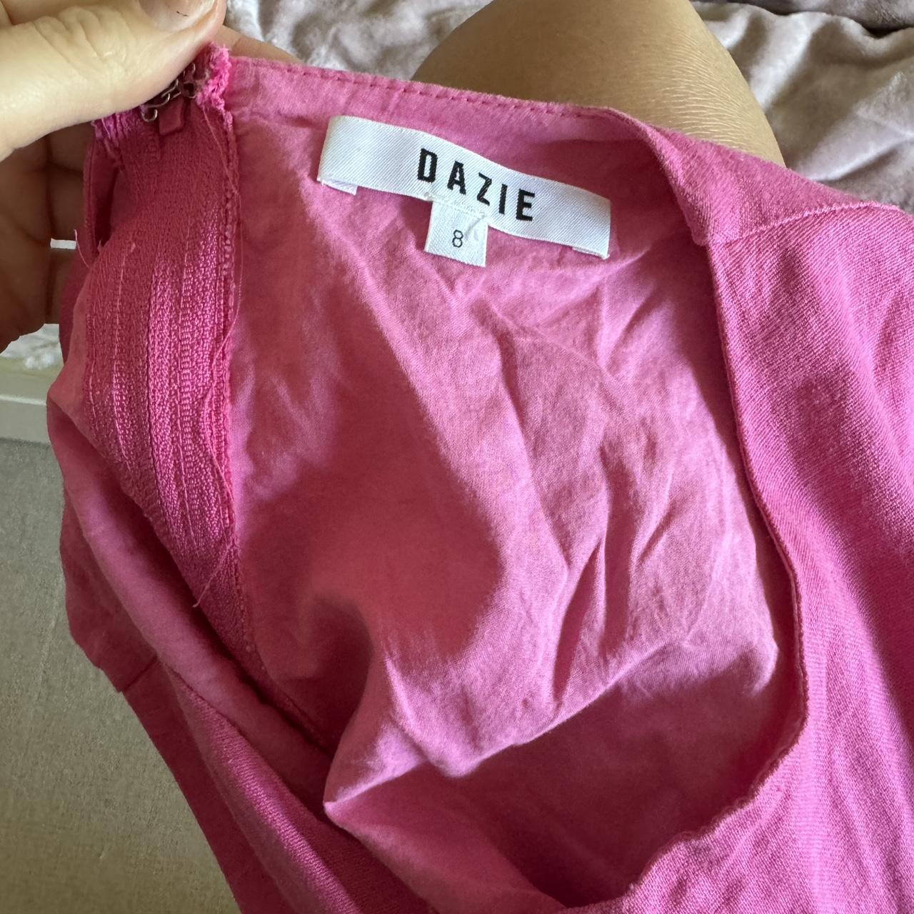 Dazie - Pink Cut out Tie Dress. Worn Once... - Depop