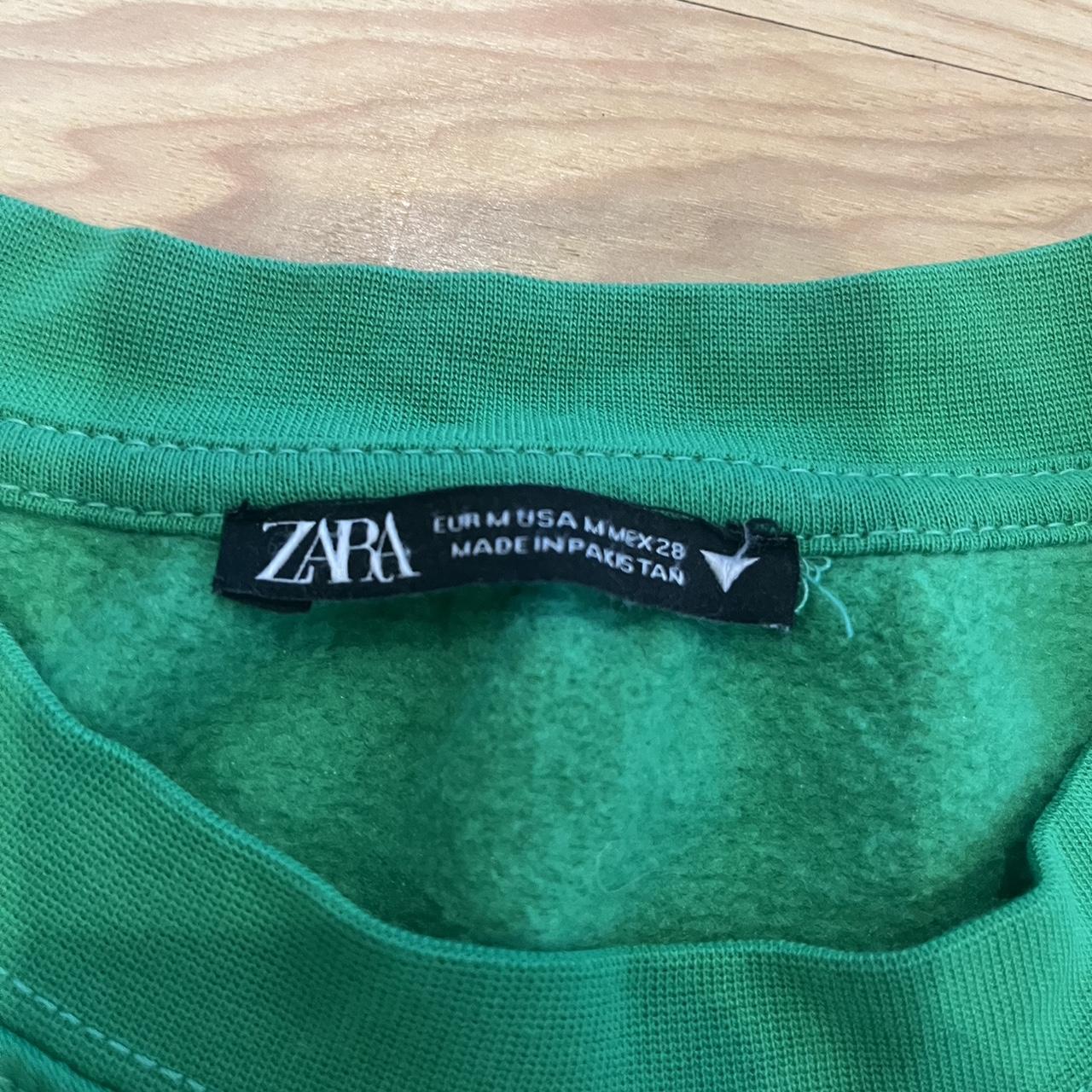 Green Zara sweatset Top: 10 Bottom:10 Together:18 - Depop
