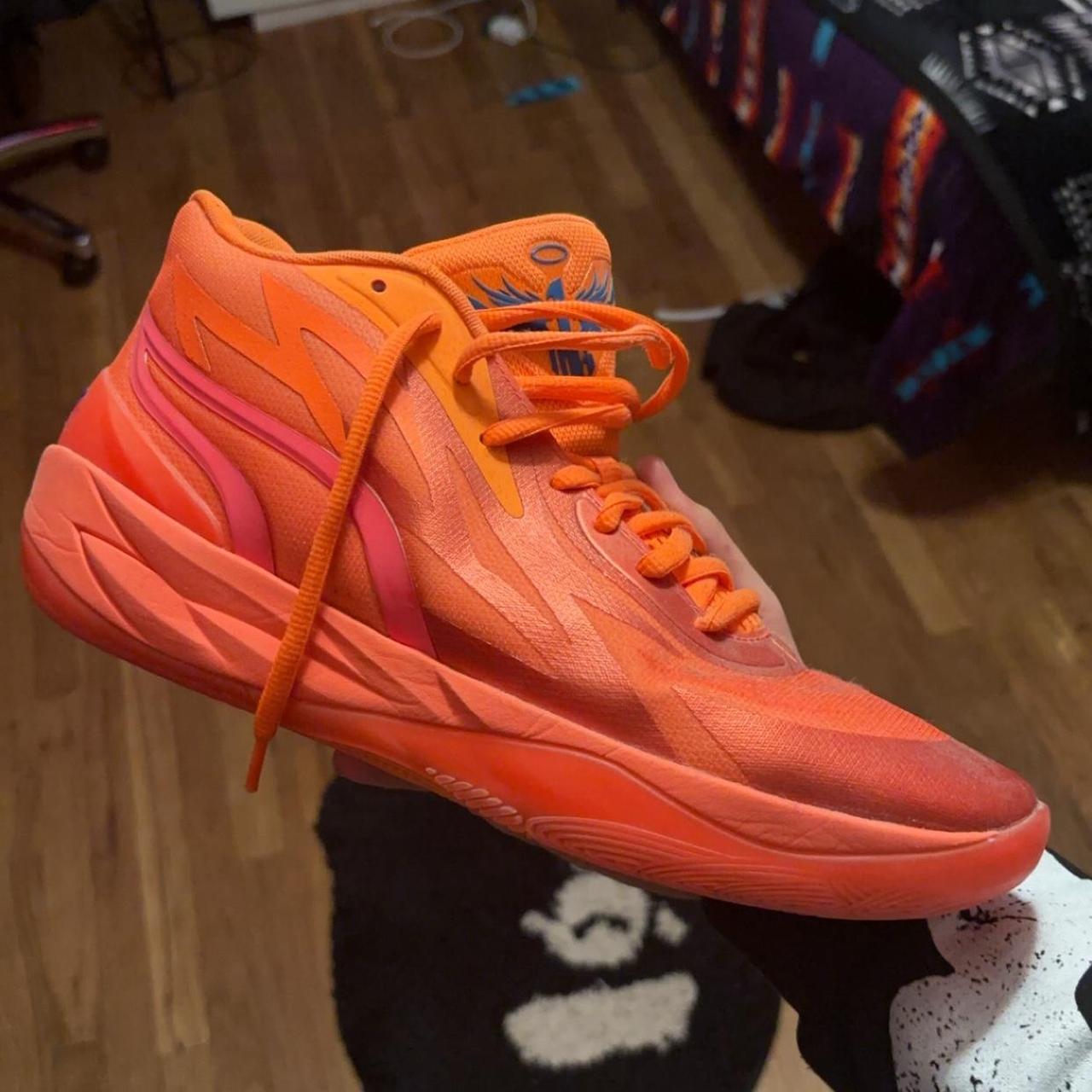 LaMelo Ball v2 basketball shoes worn once throw... - Depop