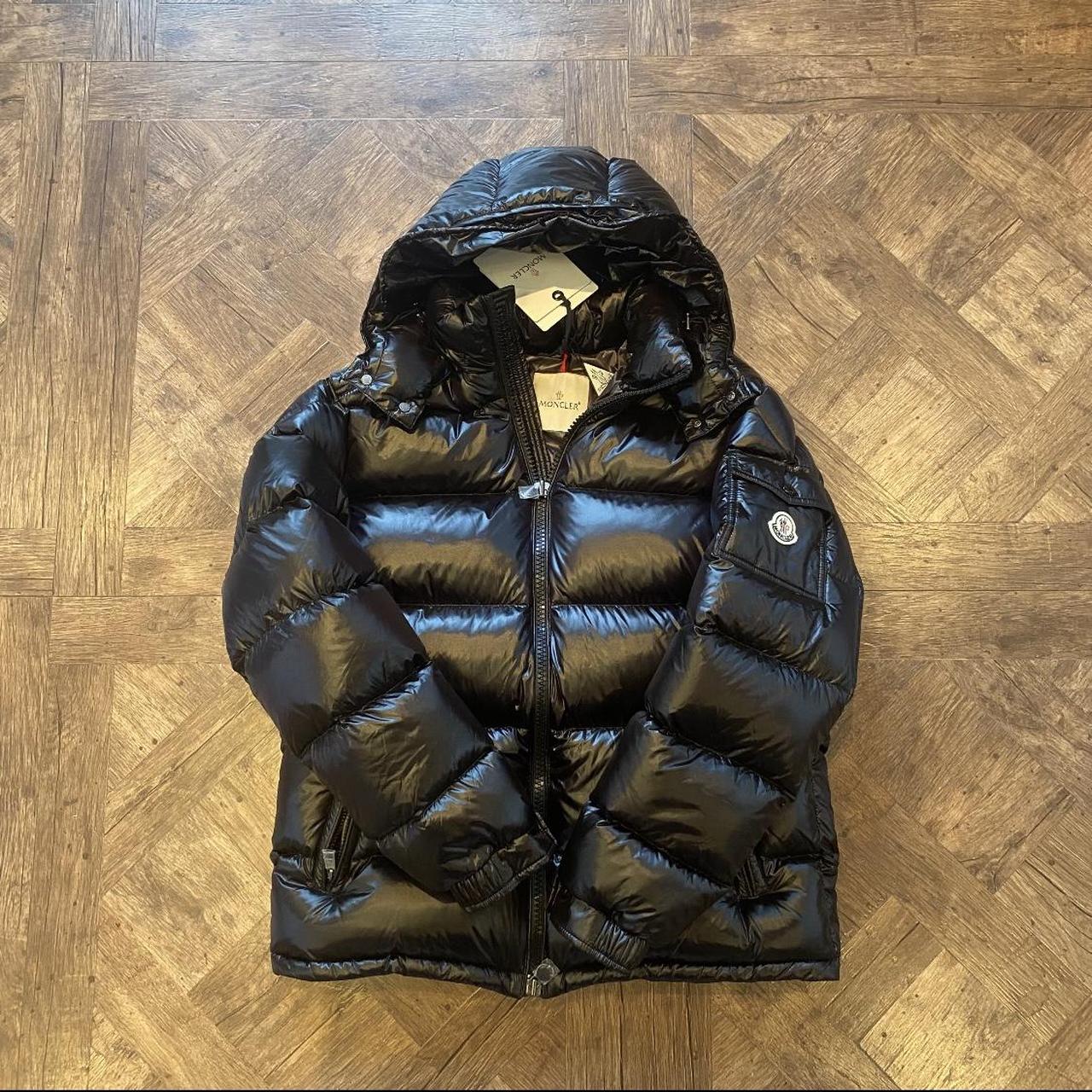 Moncler Maya Black Not worn Comes with package - Depop