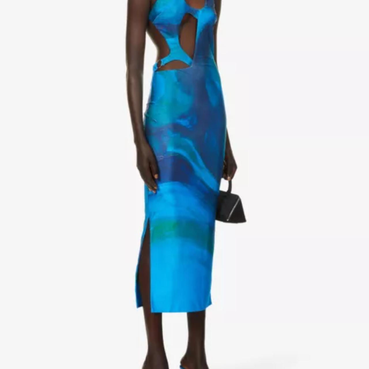 FARAI LONDON - KEKEO GRAPHIC MIDI DRESS - SIZE S - Depop