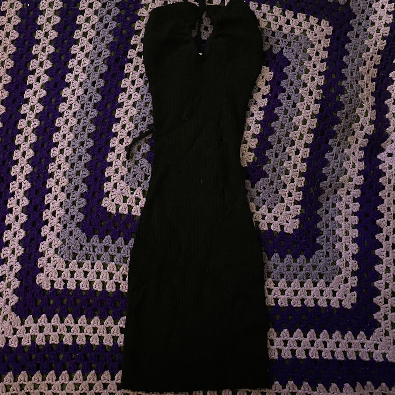 supre tie neck knit dress - Depop