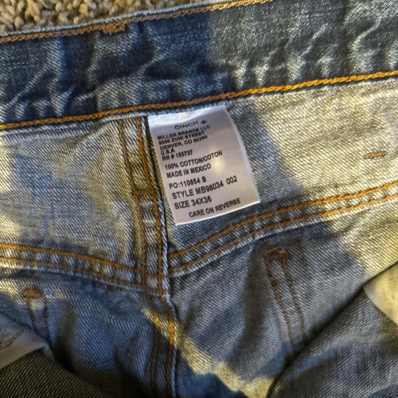 Cinch jeans Tagged: W34 L36 - Depop