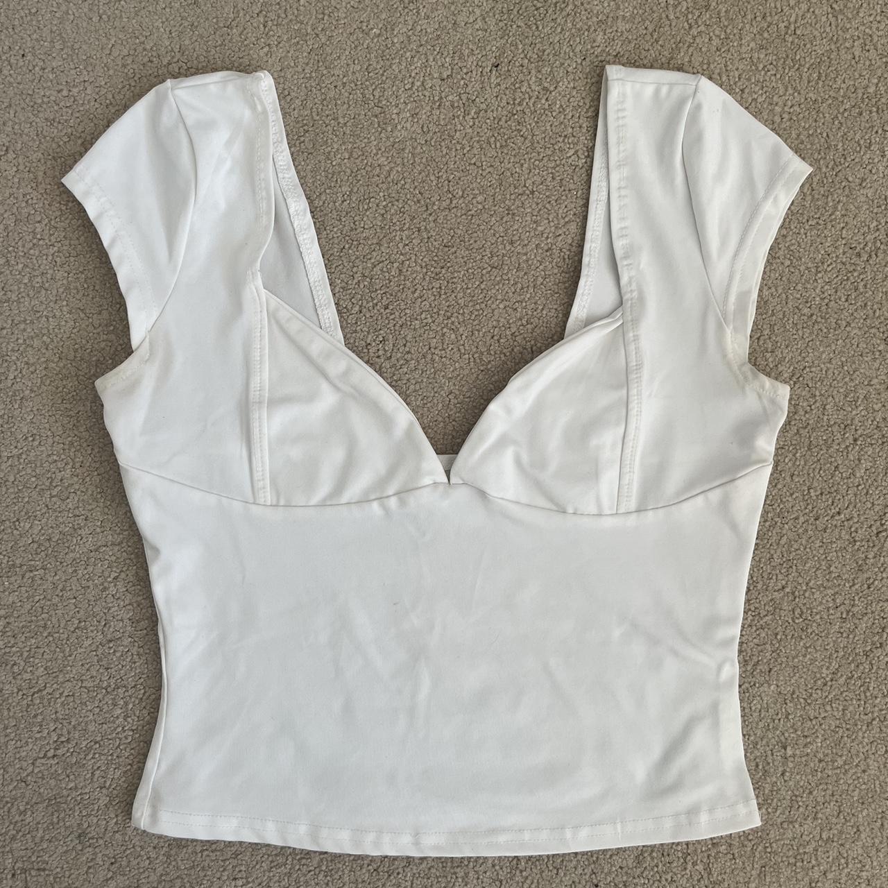 White free people duo corset cami dupe - Mini... - Depop