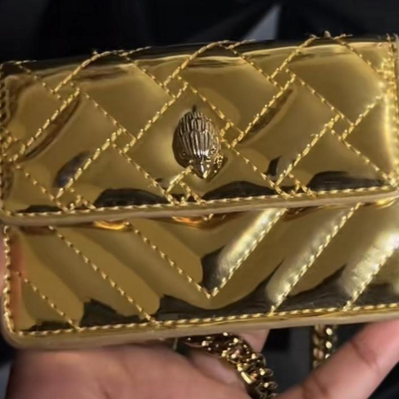 Gold mini bag with chain #glamour Dm before buying! | Depop
