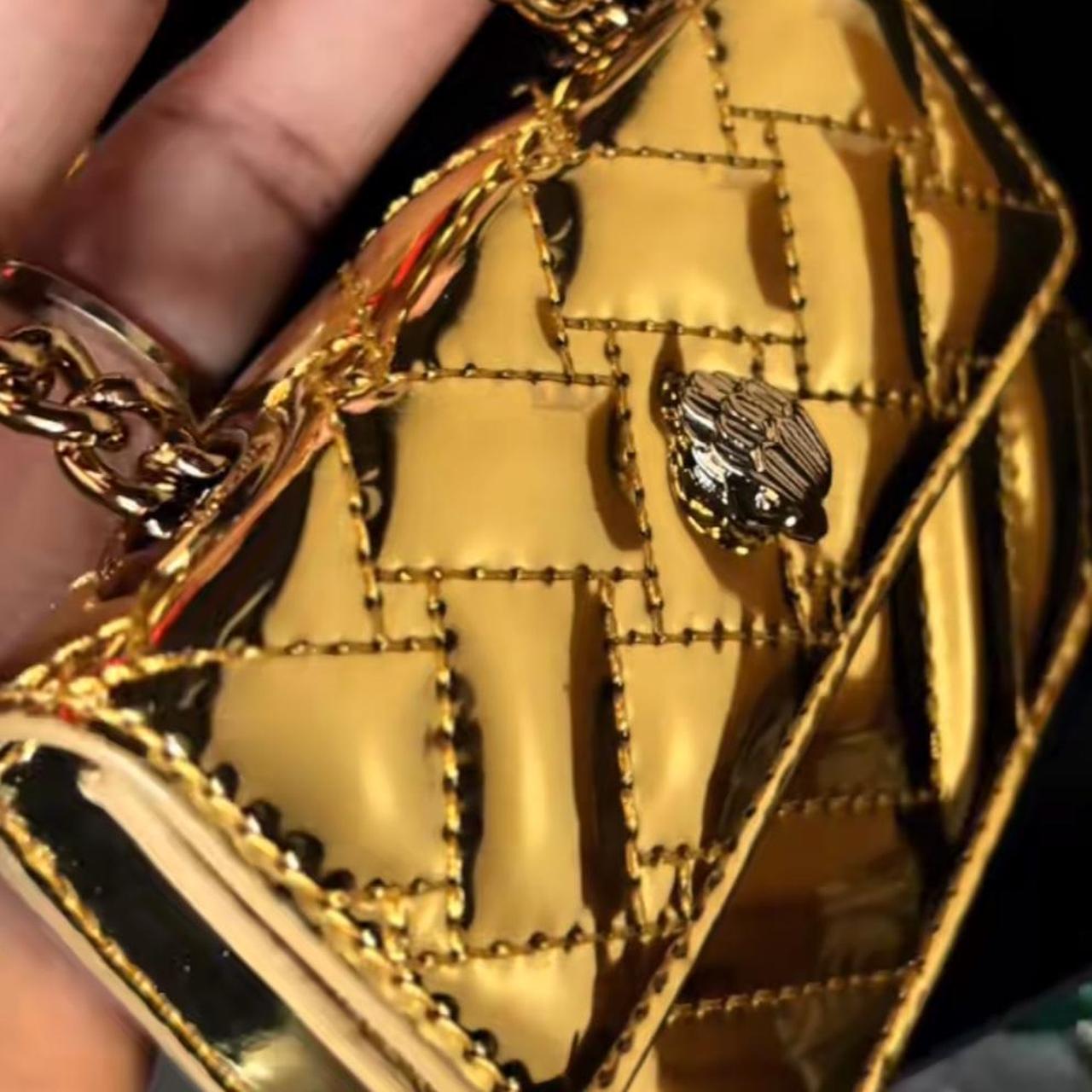 Gold mini bag with chain #glamour Dm before buying! | Depop