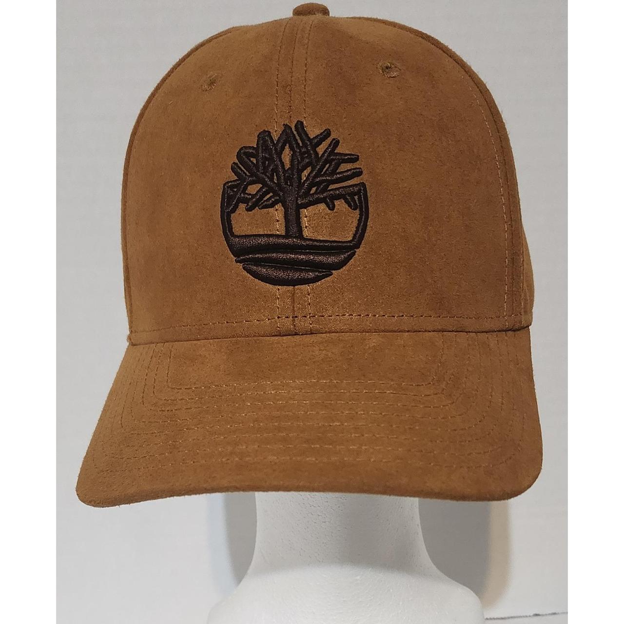 Timberland Baseball Cap Suede Leather Hat Adjustable... | Depop