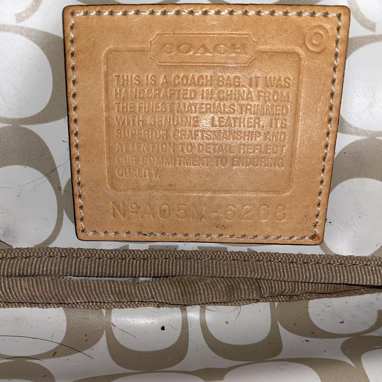 Coach Tan and Cream Shoulder Bag #coach #shoulderbag... - Depop