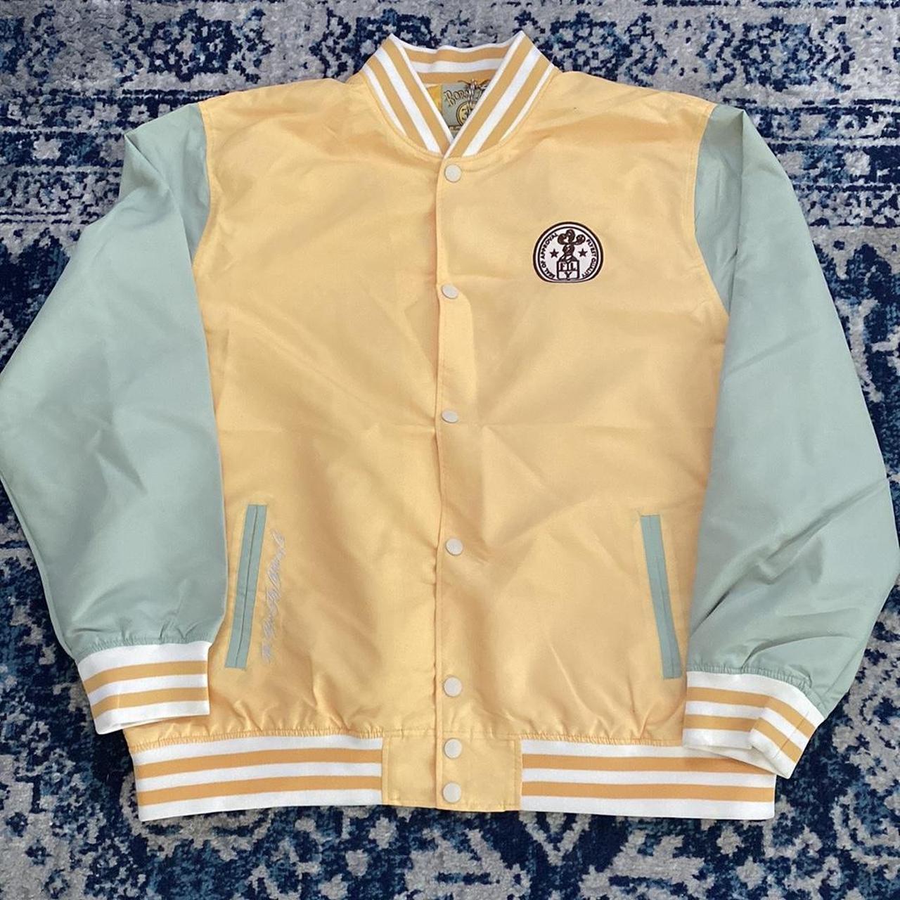 NWT Vintage Men’s Born Fly Poyfect Yellow Jacket - Depop