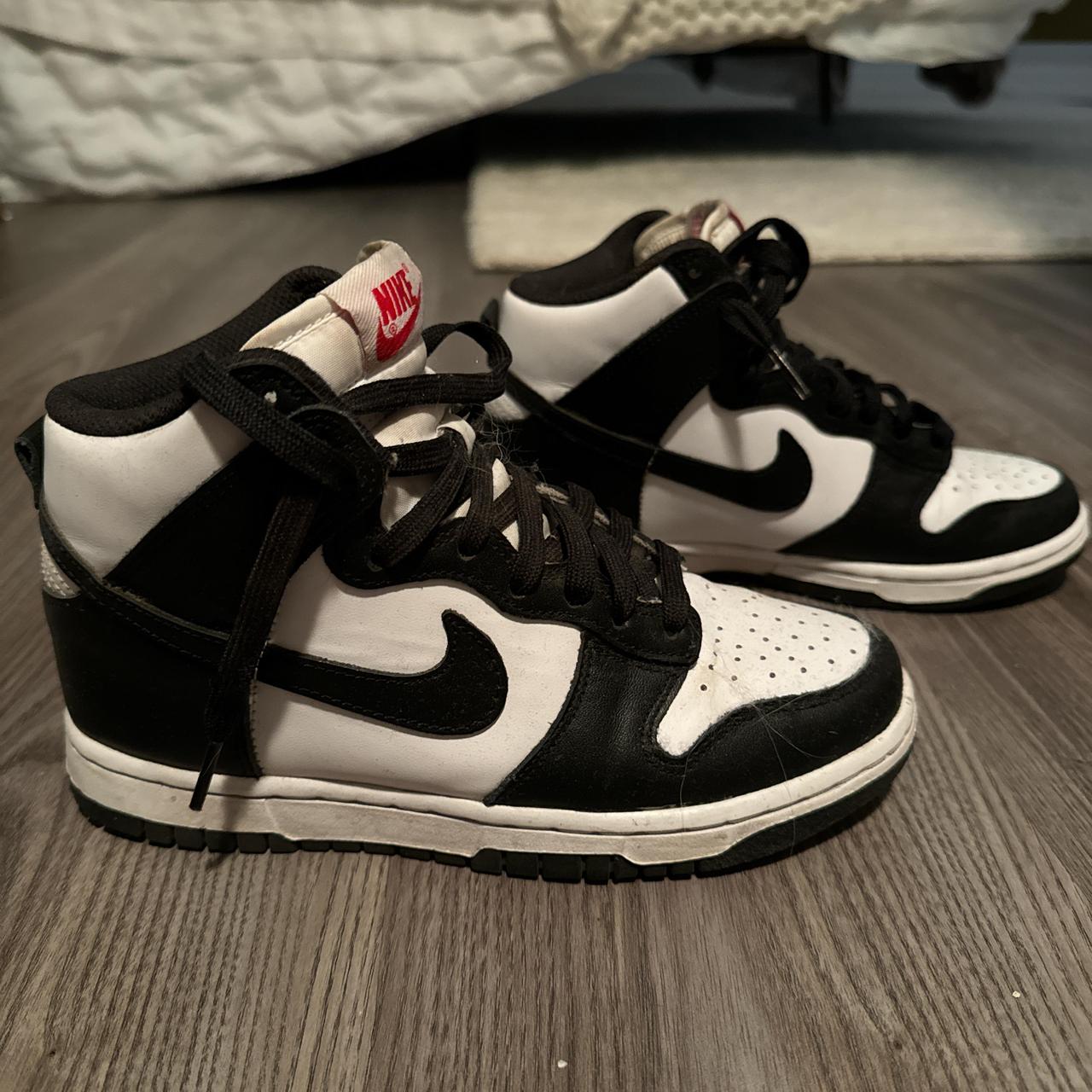 Nike panda dunks high top - Depop