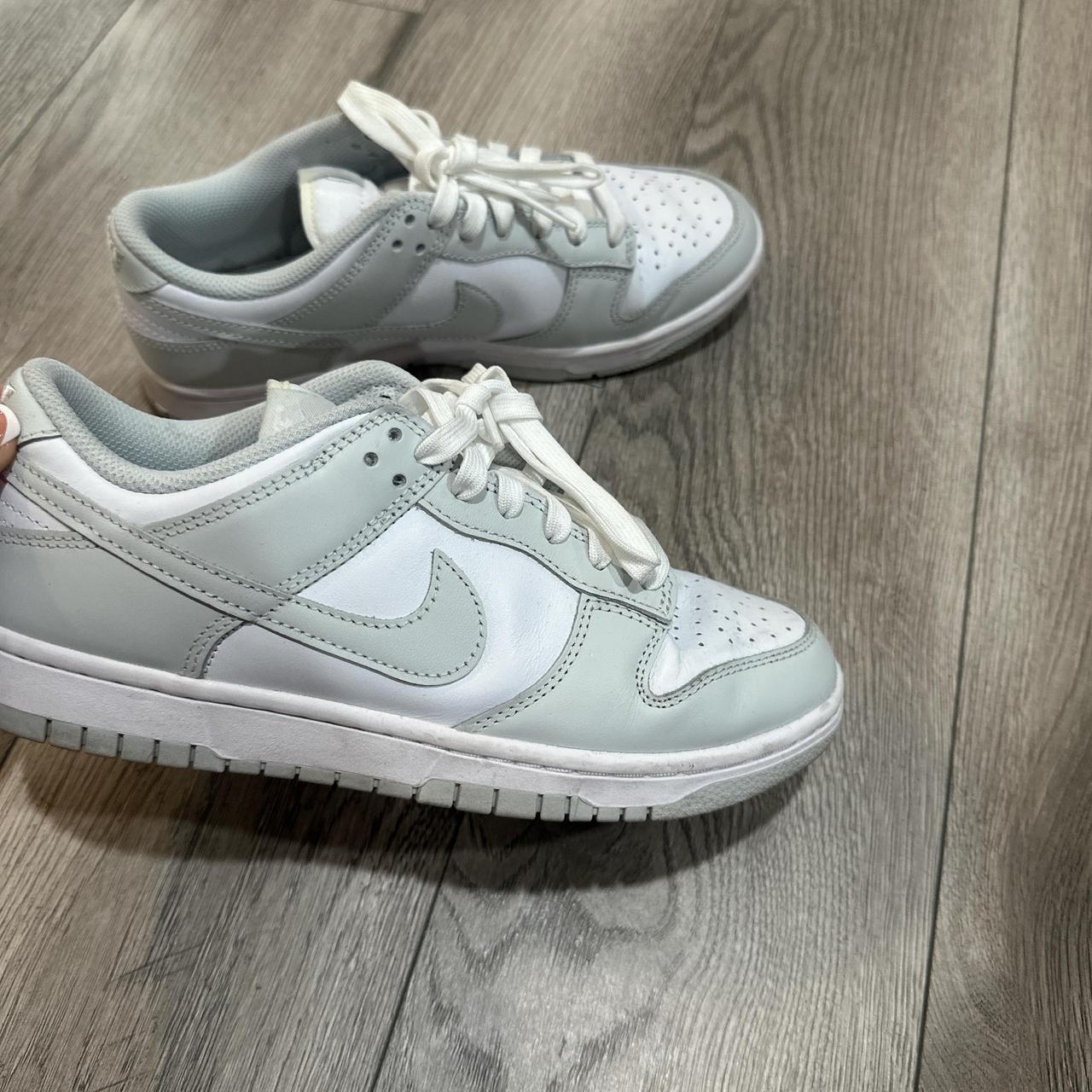 size 8 gray nike dunks gray, Nike Dunks, sneakers,... | Depop