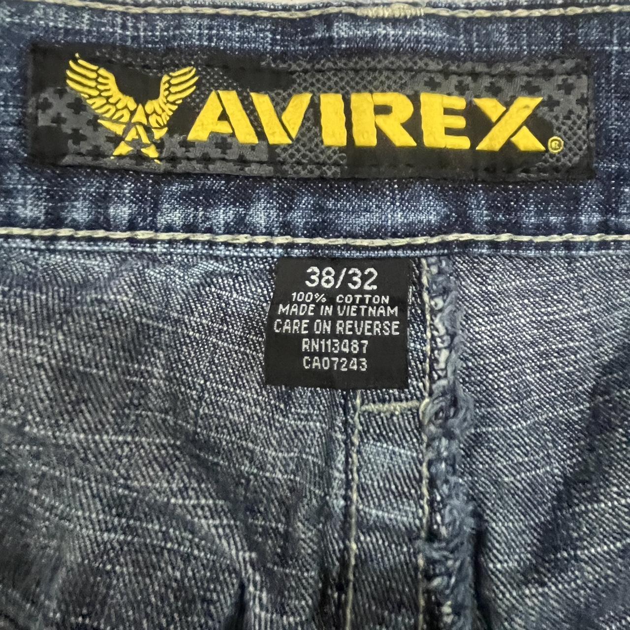 Avirex 2000s baggy jeans Broken zipper (Good fit... | Depop