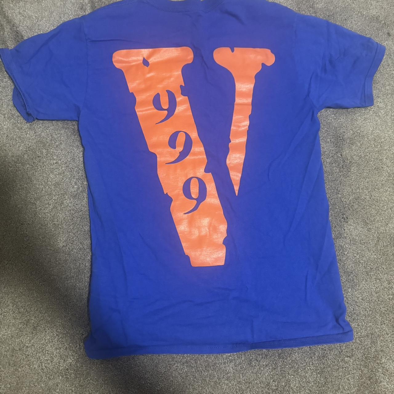 Blue V lone T shirt Adult small True to size - Depop