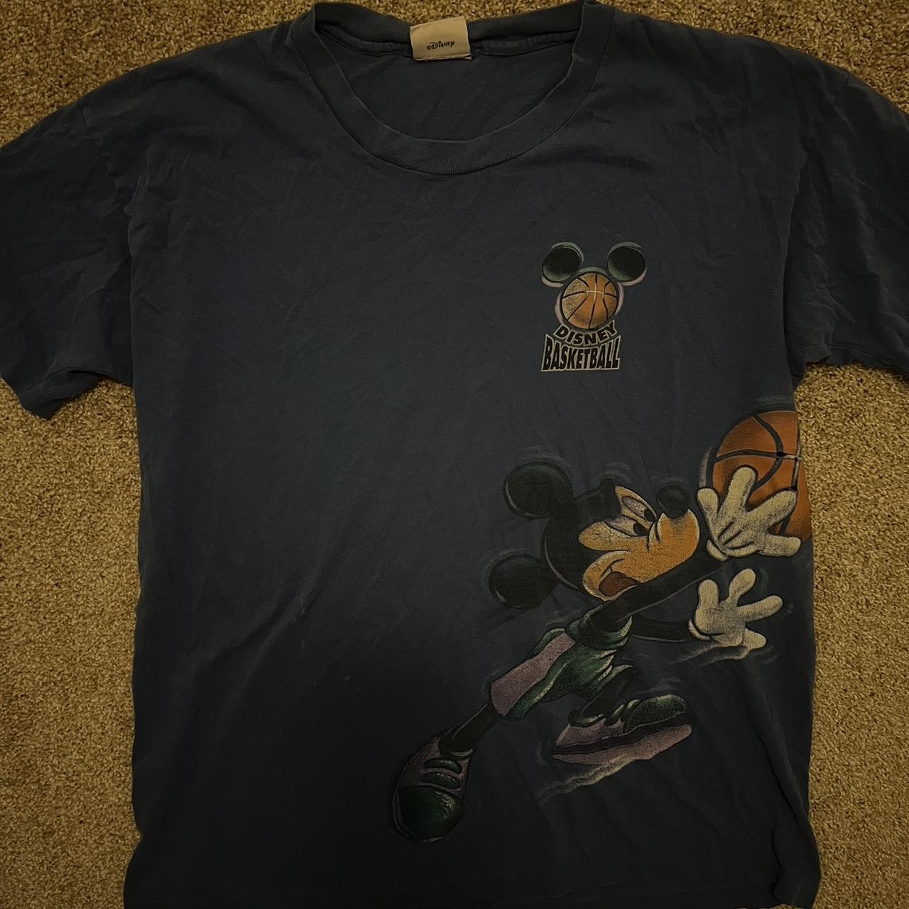 vintage disney basketball t-shirt - Depop