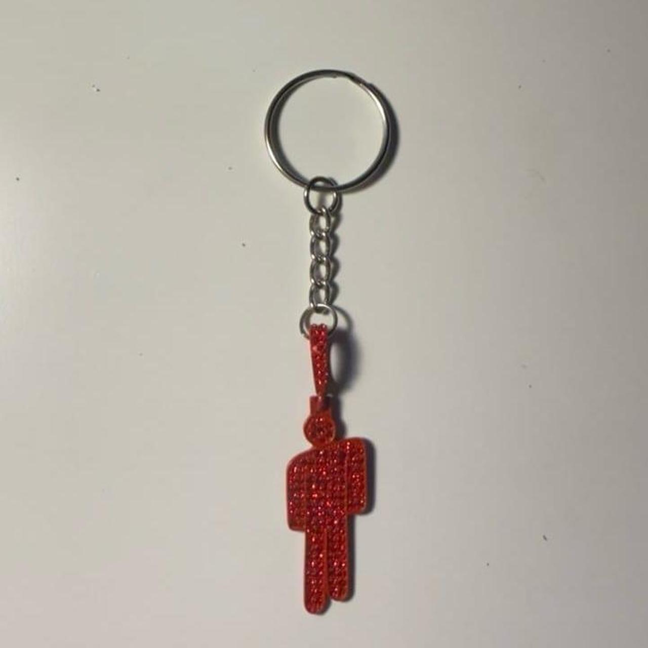 - Billie Eilish Red Blohsh Keychain #billieeilish... - Depop