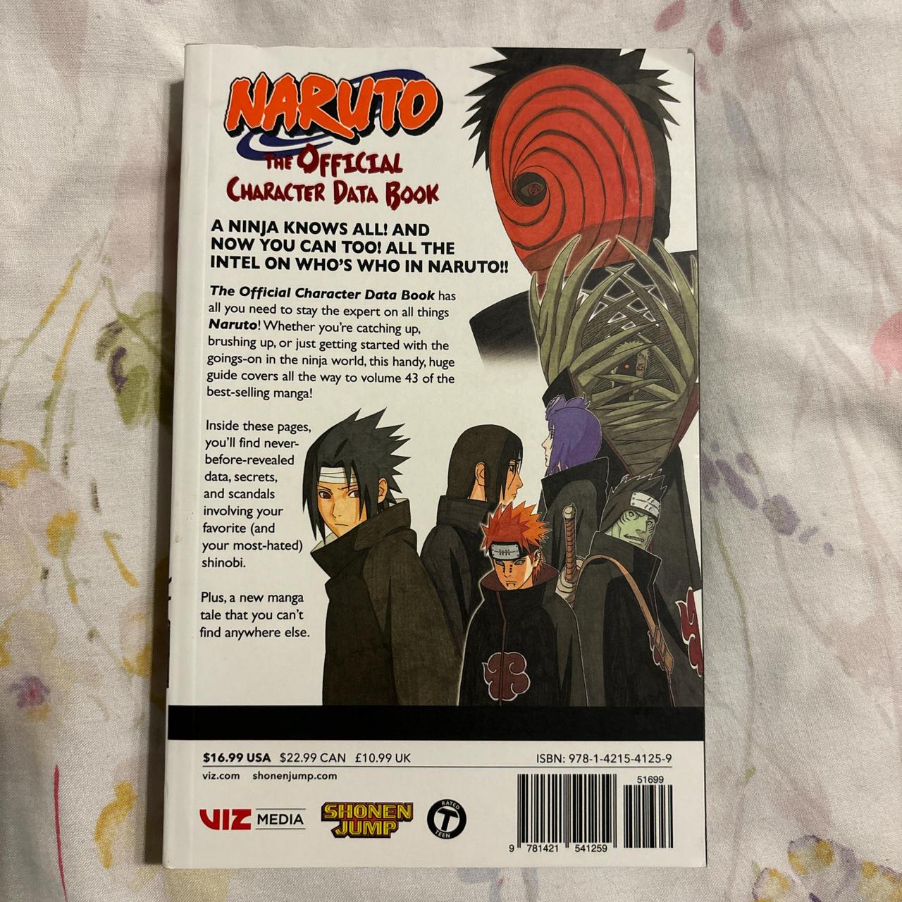 Naruto officer character data book #naruto #manga... - Depop