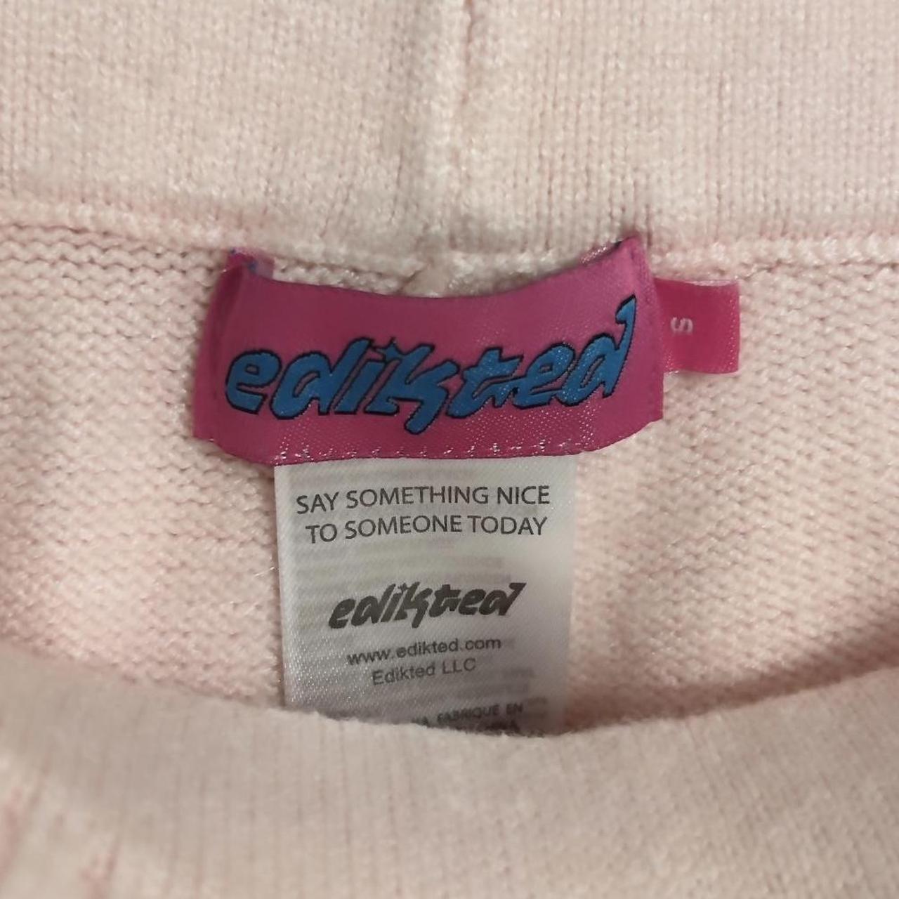 Edikted Knitted low rise fold over pants - Depop