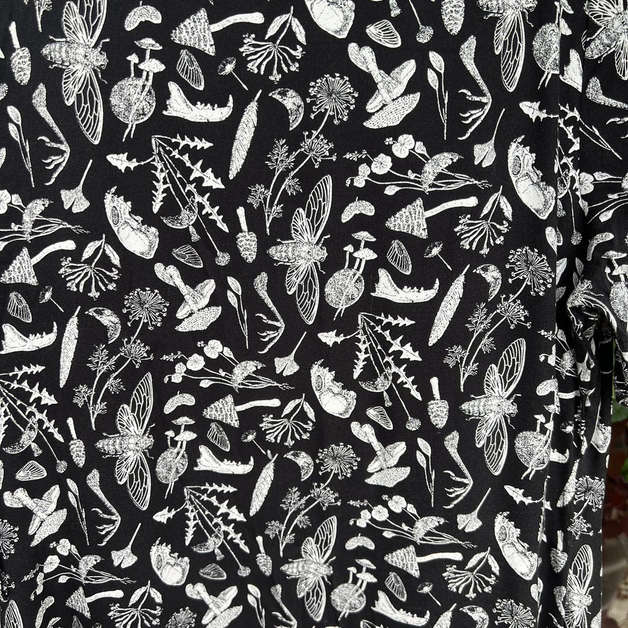 Disturbia moth and fungi wrap dress 🍄 fits anywhere... - Depop