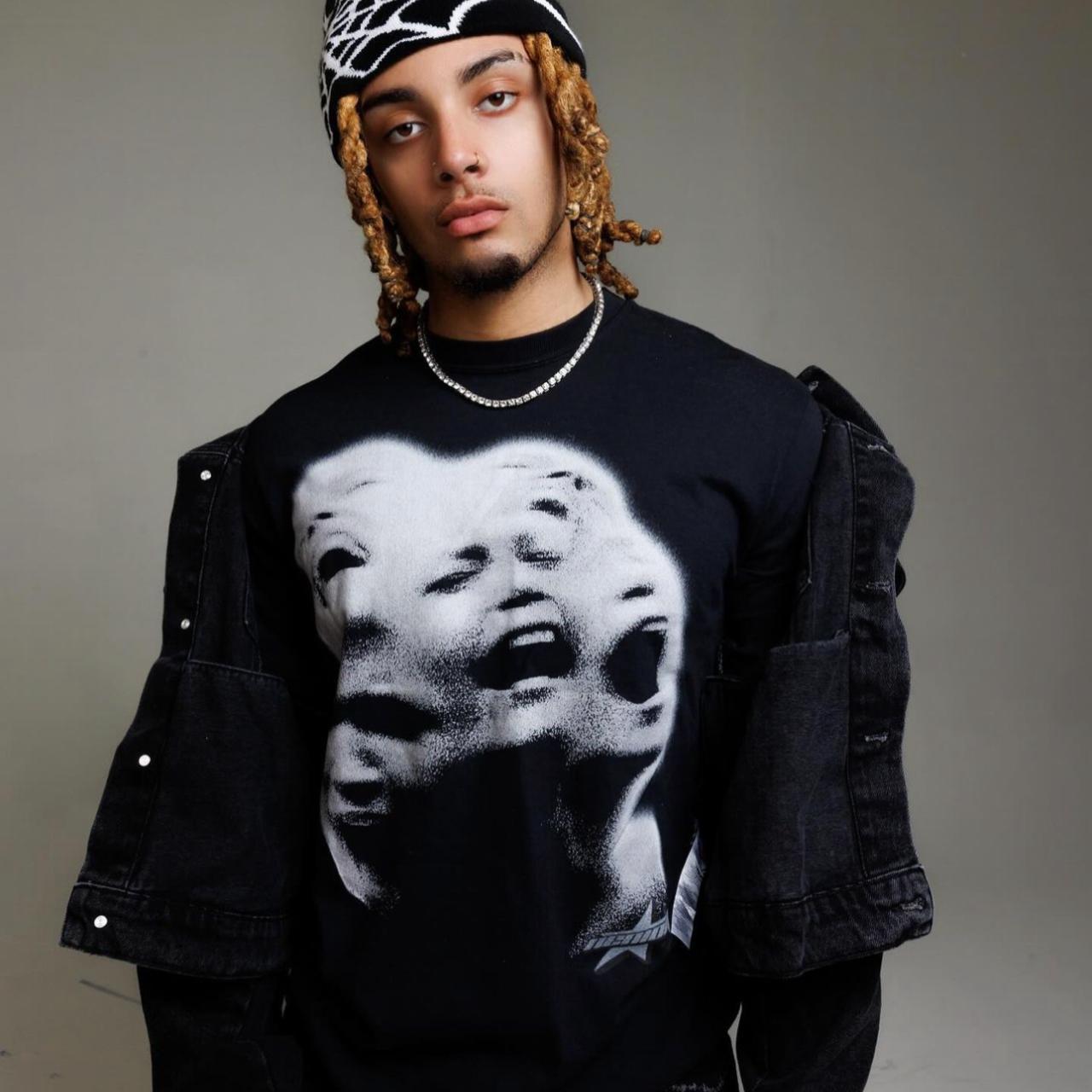 Screamo Garment-Dyed Shirt Streetwear Garment-dyed... - Depop