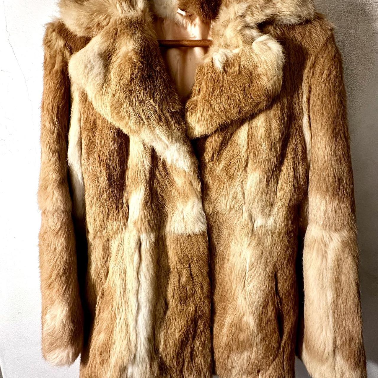 Vintage French Coney Rabbit Fur Coat - UK Size... | Depop