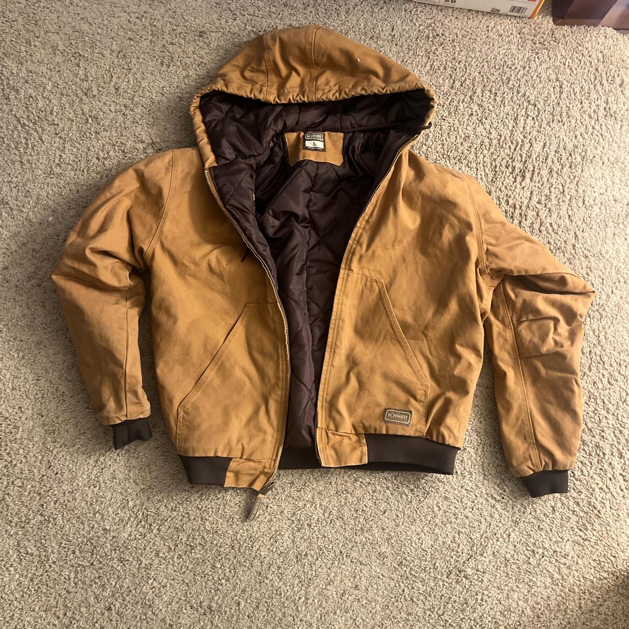 Schmidt workwear jacket Large Tall Broken... - Depop