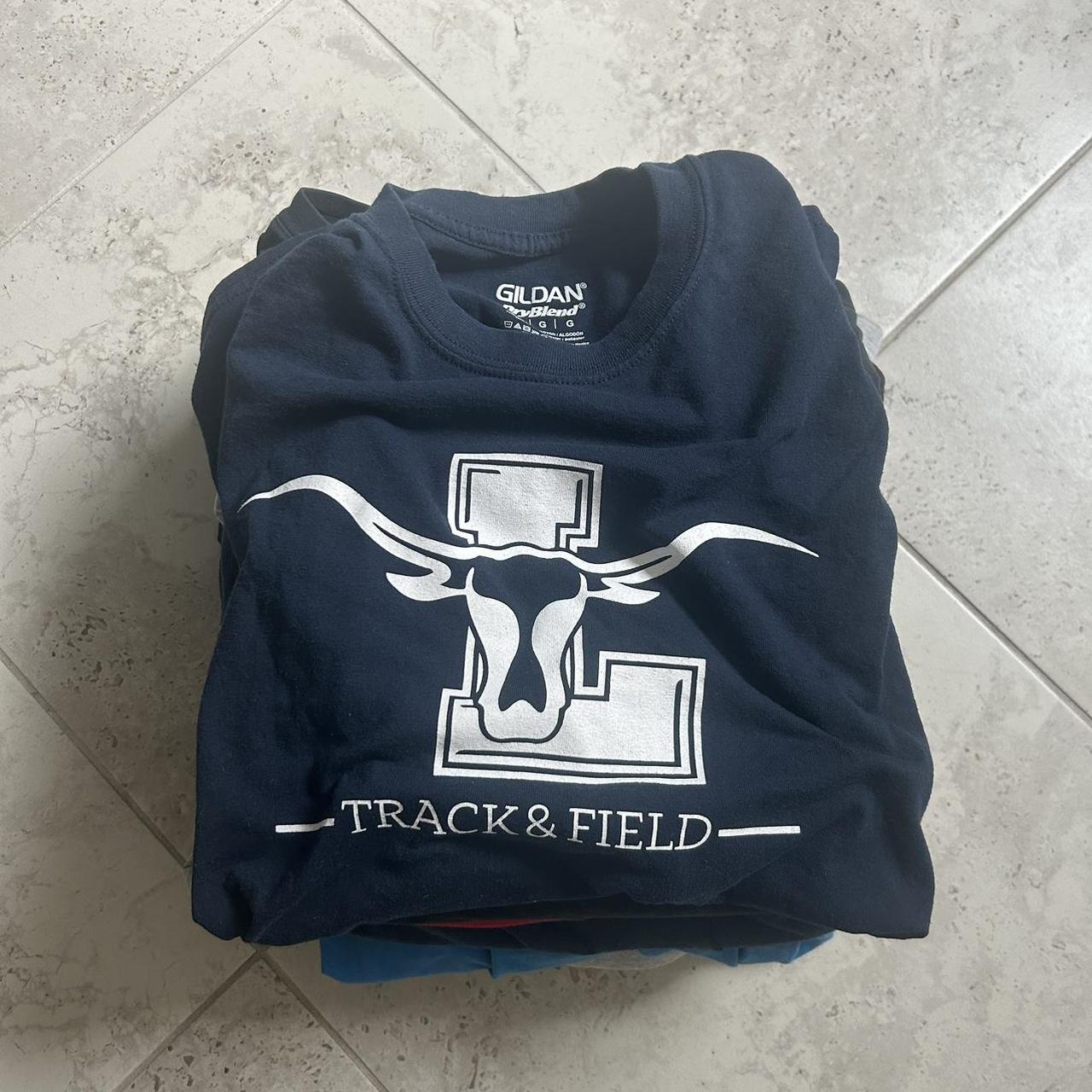Longhorns Track And field Tee (LARGE) #college... - Depop