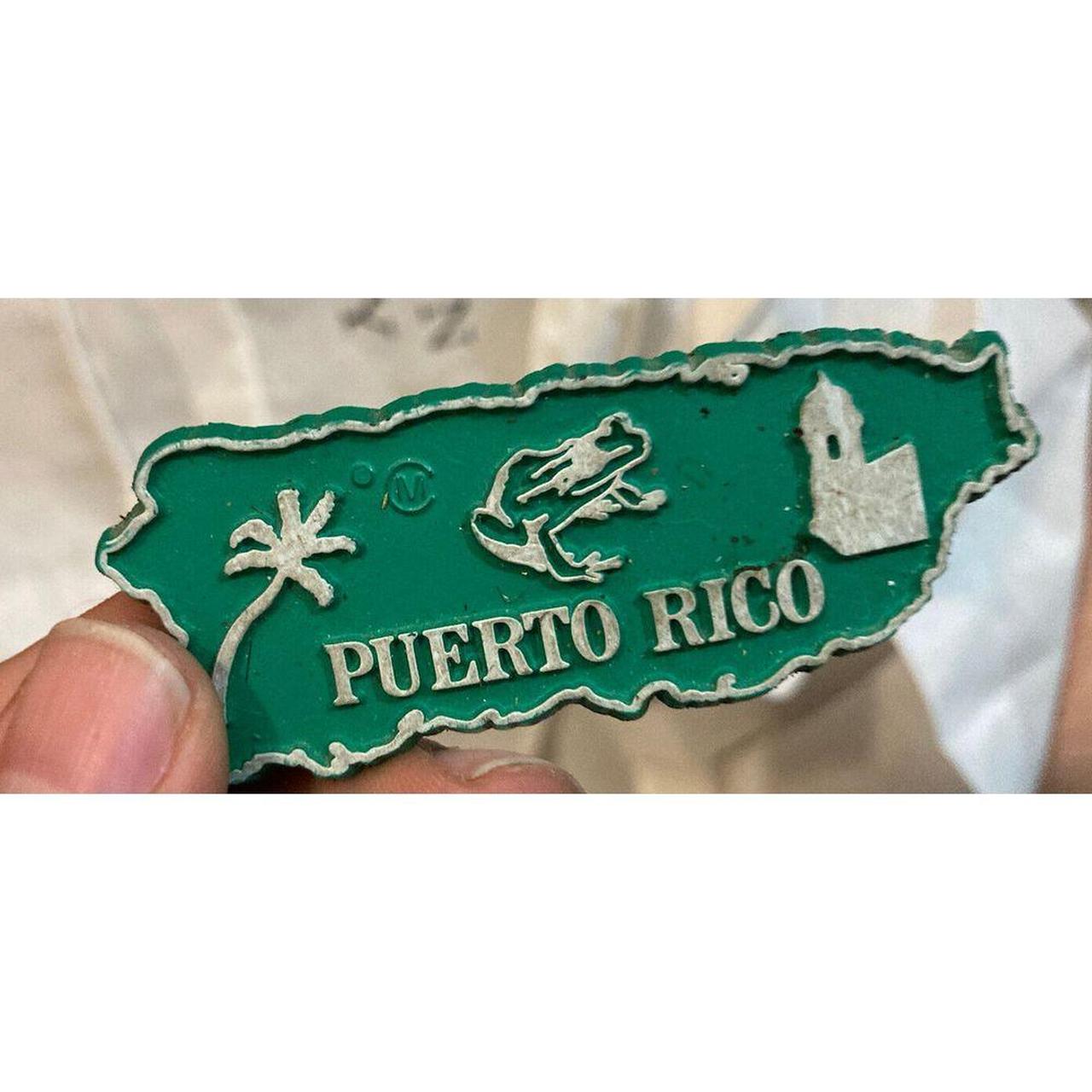 Vintage Fridge Magnet 50 States Travel Puerto Rico... - Depop