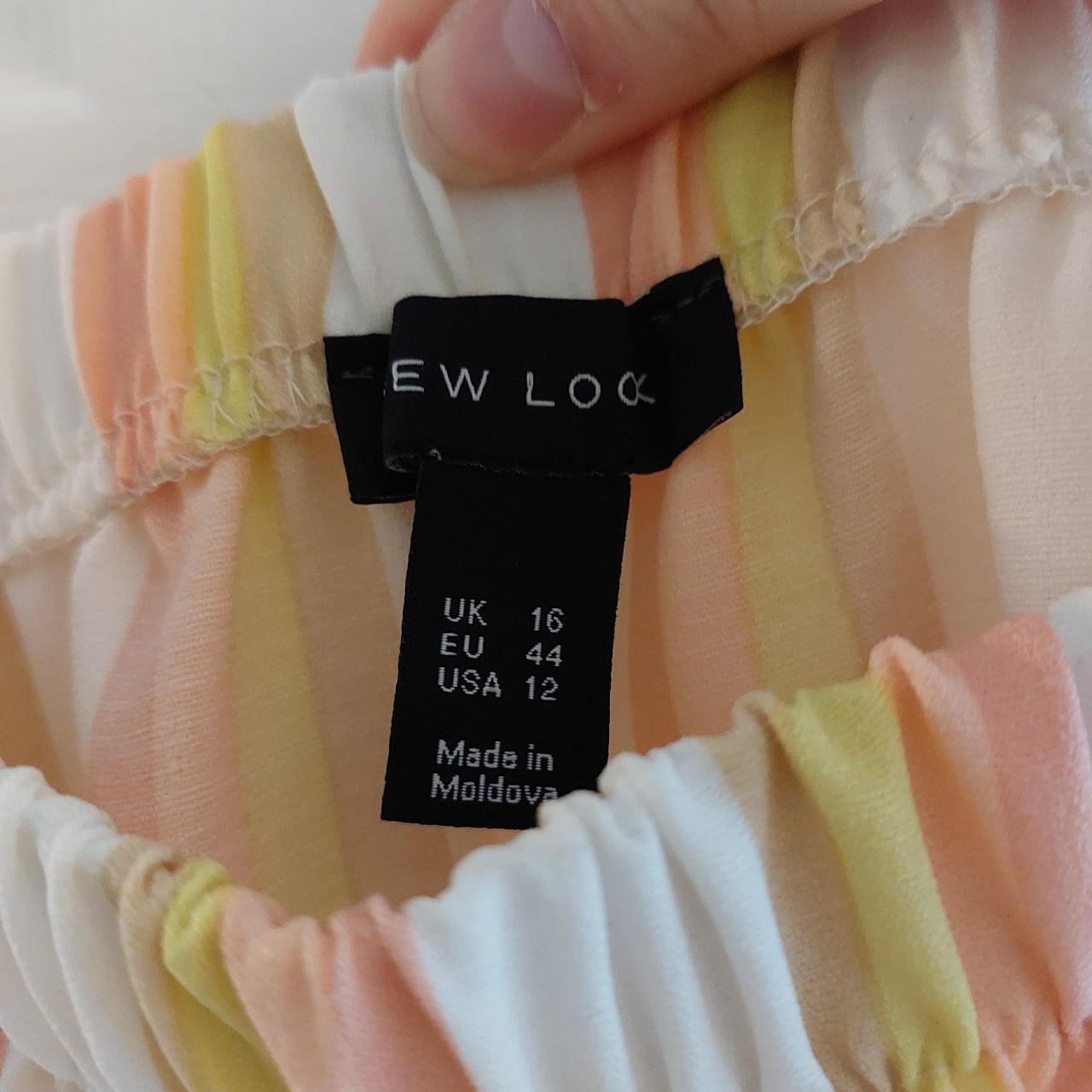 New Look multi coloured cami top. Size 16. Worn a... - Depop