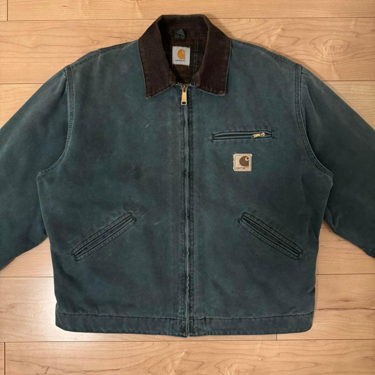 [J43 HTG] Carhartt Detroit Jacket Made in USA Size... - Depop
