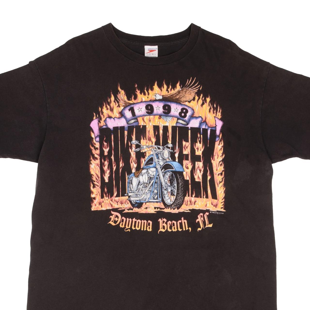 Vintage Daytona Beach Bike Week 1998 Tee XL - Depop