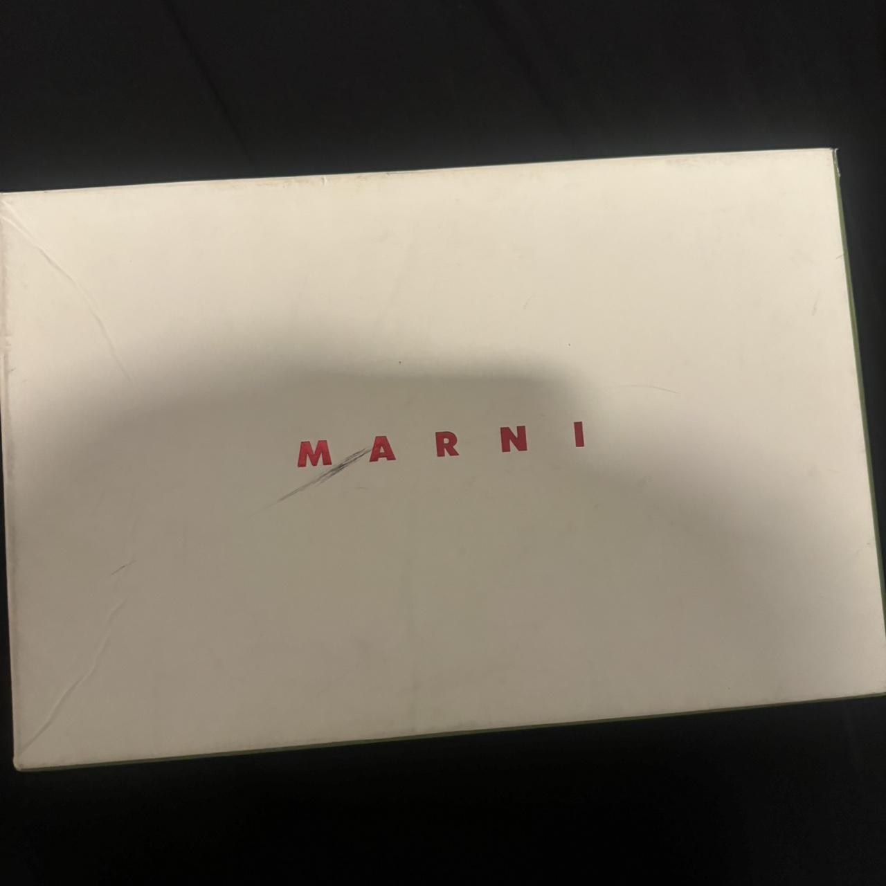 red marni slides - size 45 - dm first | Depop