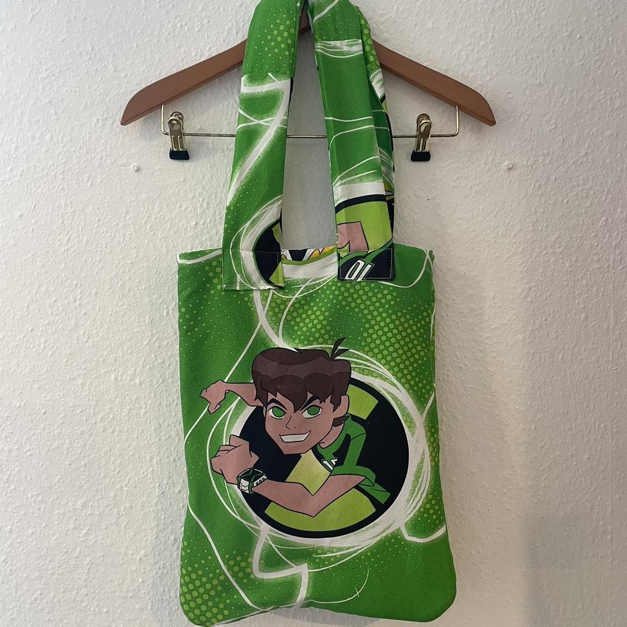 Hand sewn Ben 10 stuffed tote bag Made from recycled... - Depop
