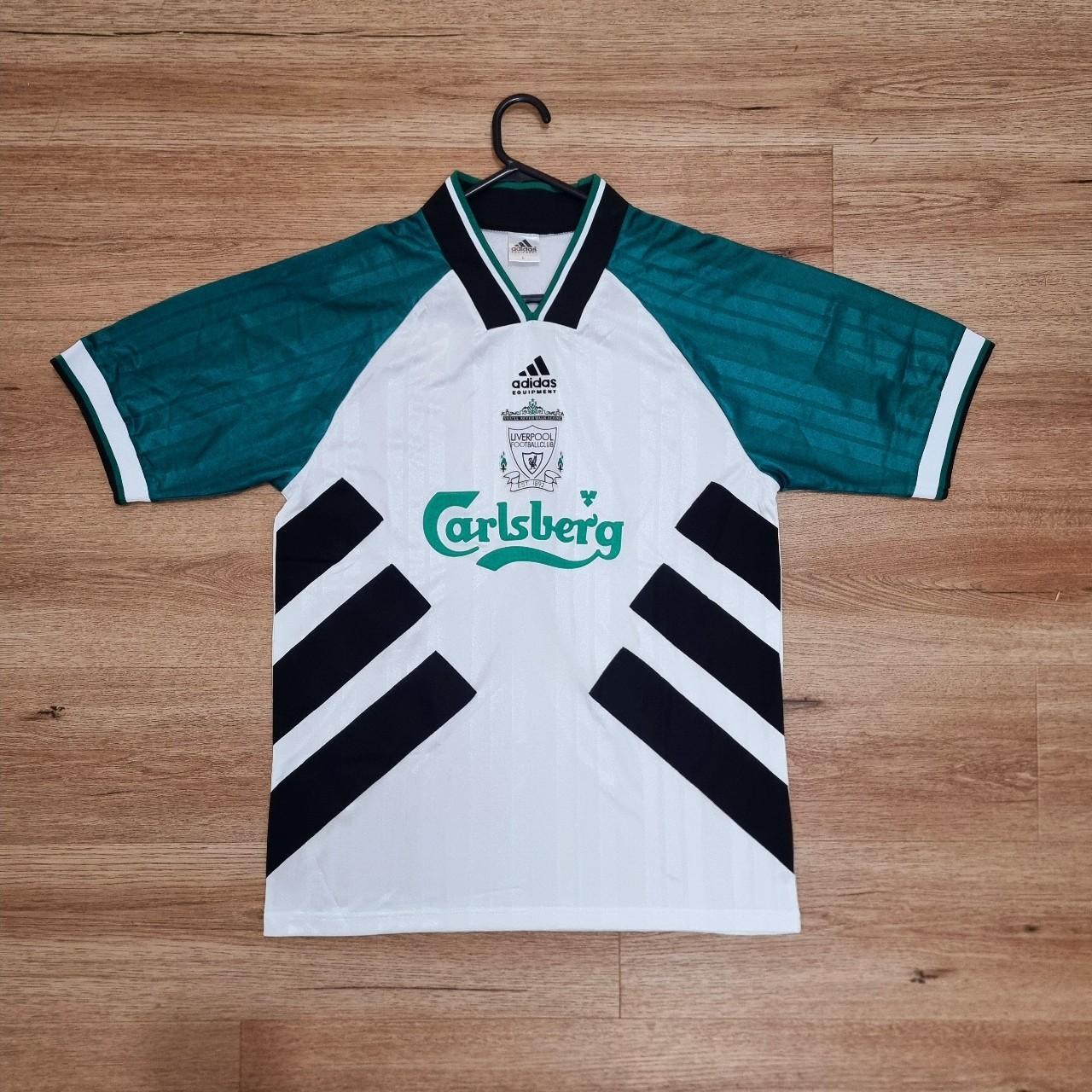 RETRO 1993-1995 FC LIVERPOOL away shirt jersey... - Depop