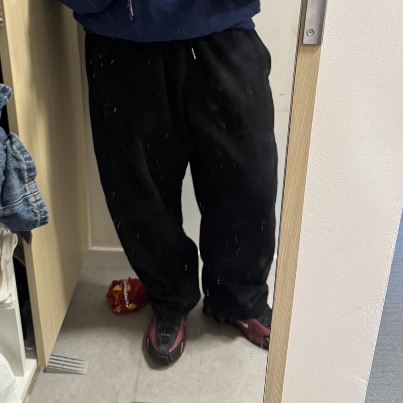 LUTHER BAGGY TRACKIES BLACK SIZE SMALL 30 PAYPAL... | Depop