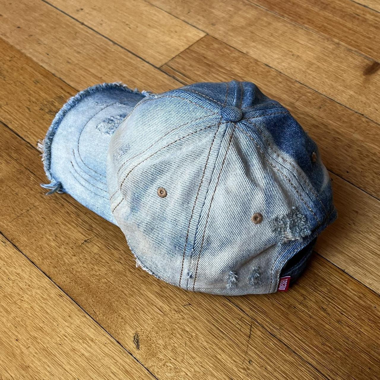 C-Iyasu distressed denim cap by DIESEL Denim cap in... - Depop