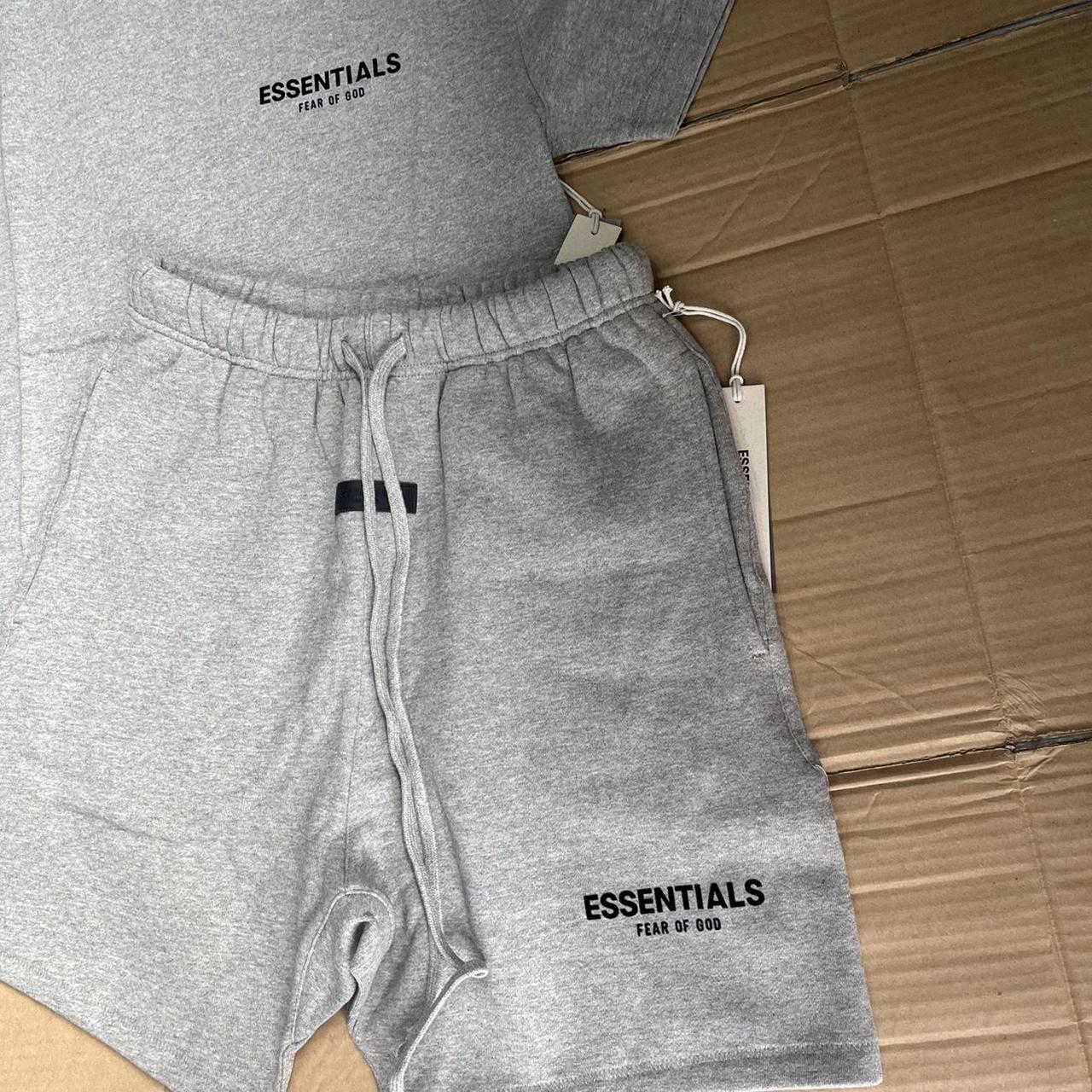 FOG Essential SS22 Dark oatmeal ss22 T-shirt short... - Depop