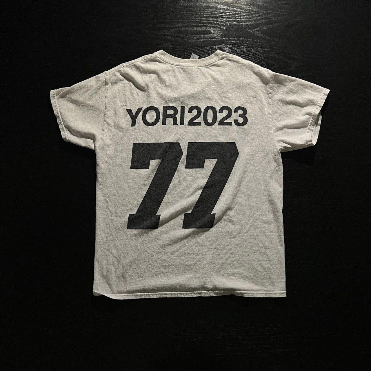 Yori Sport 2023 White Number 77 Tee Shirt Medium 21... | Depop
