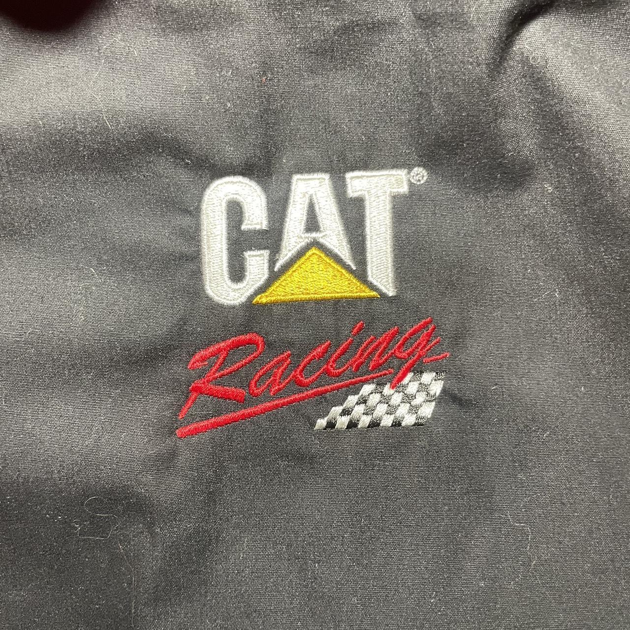 Vintage 90s Cat Racing Jacket - Depop