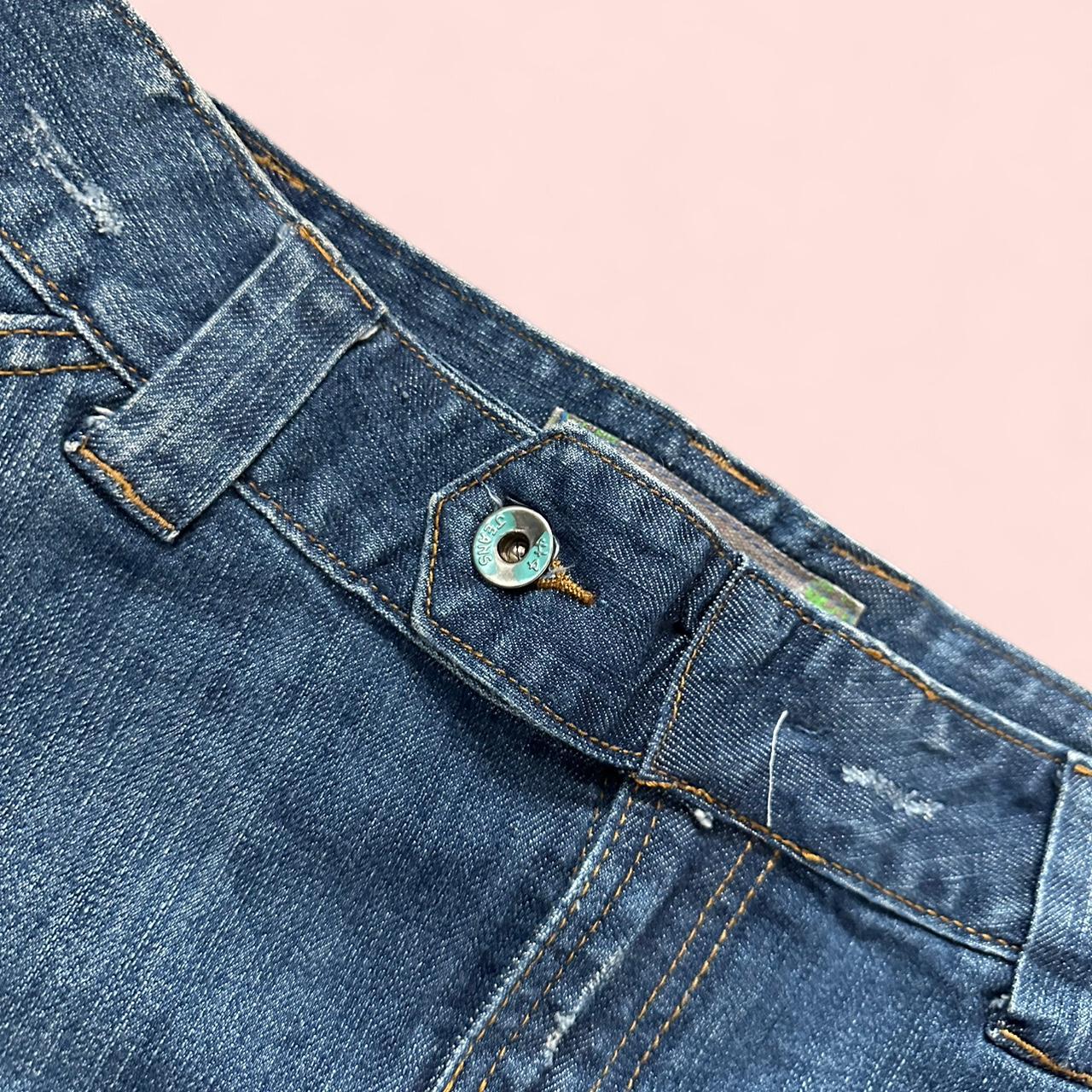 Mini blue denim skirt #miniskirt Women’s vintage... | Depop