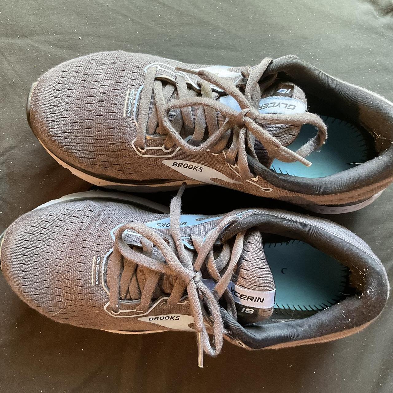 Grey Brooks sneakers #brooks #runningsneakers... - Depop