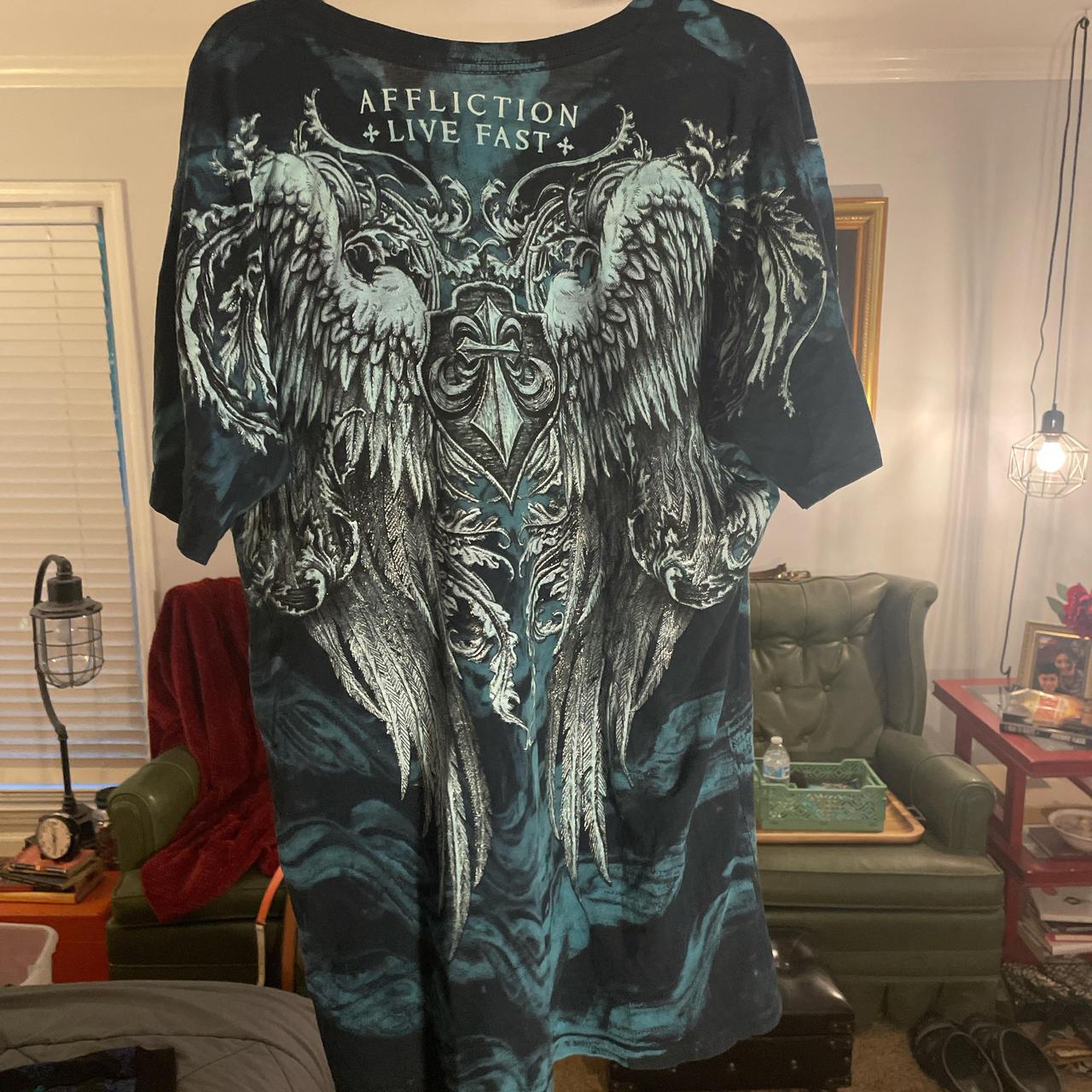 Affliction men’s Los Angeles 2x shirt. Offers... - Depop