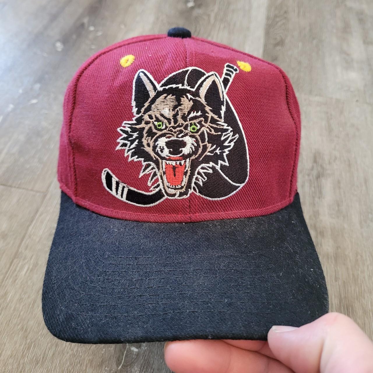 Vintage 90s Zephyr Graf-X Chicago Wolves AHL Hockey... | Depop
