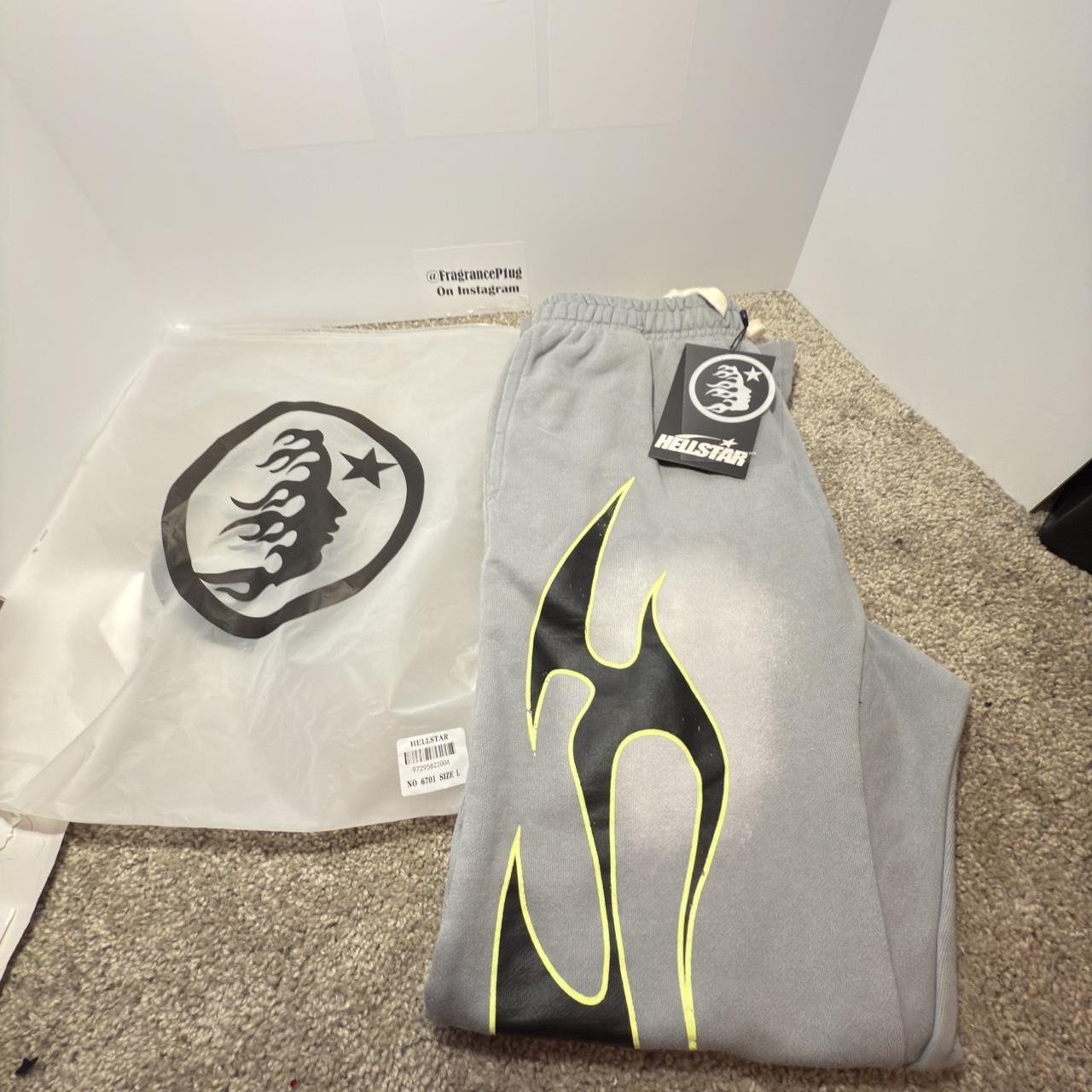 Hellstar sweats flares brand new comes with bag and... | Depop