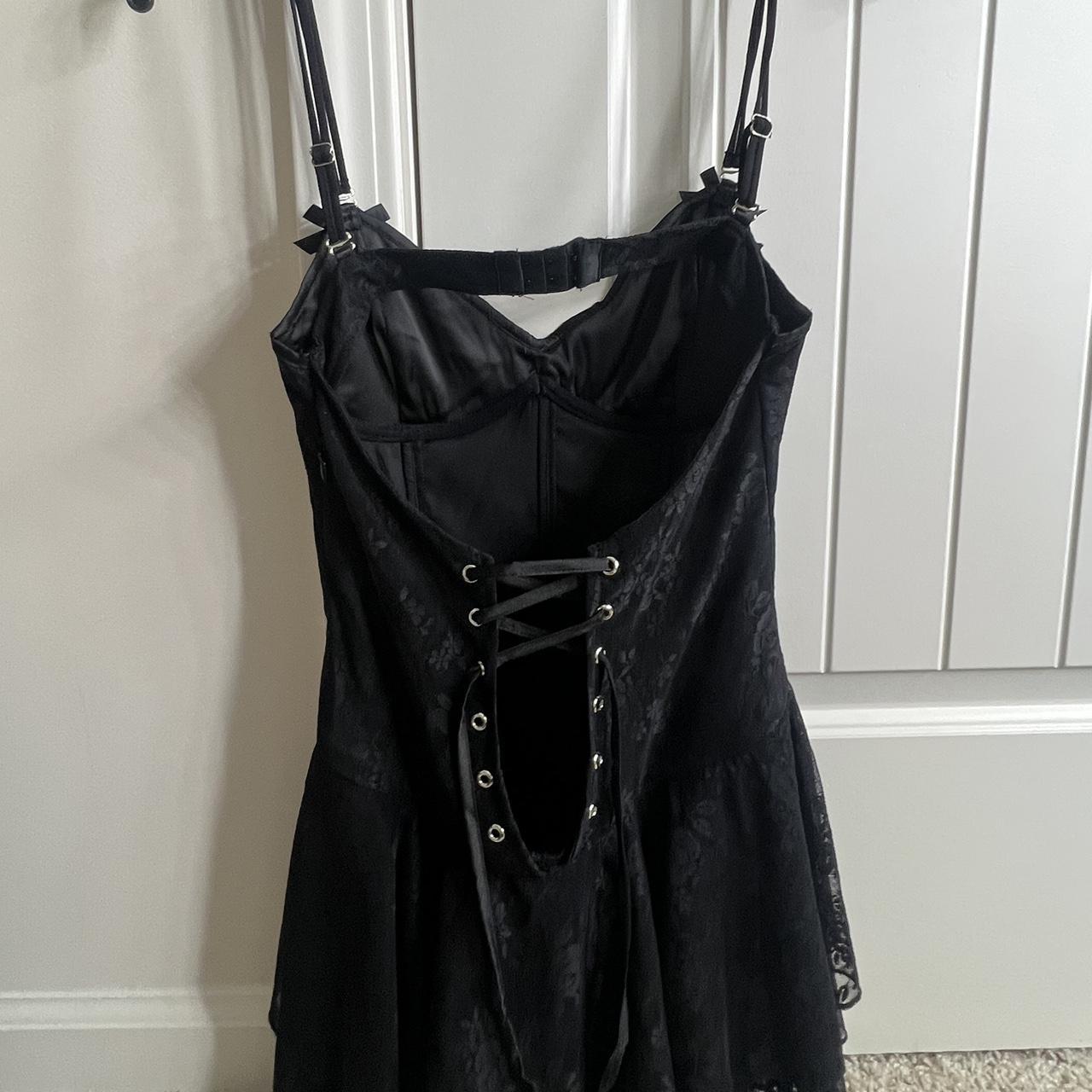 Outcast short black going out dress, Size Small,... - Depop